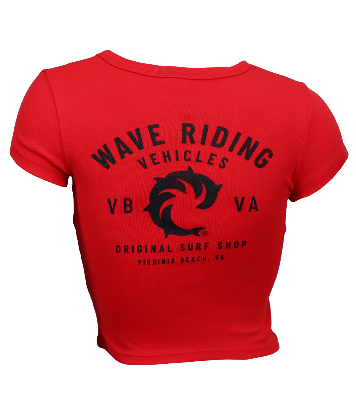 VB Surf Shop Ladies Crop S/S T-Shirt – Wave Riding Vehicles